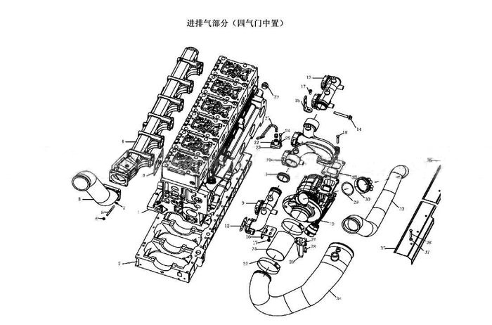AIR INLET & EXHAUST 4 VALVE TYPE, HOWO PARTS CATALOGS - SINOTRUK HOWO ...